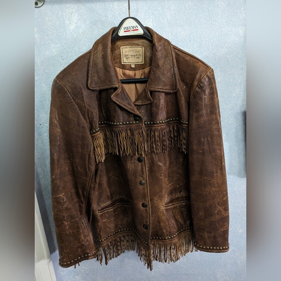 Double D Ranch | Jackets & Coats | Vintage Double D Womens Leather ...